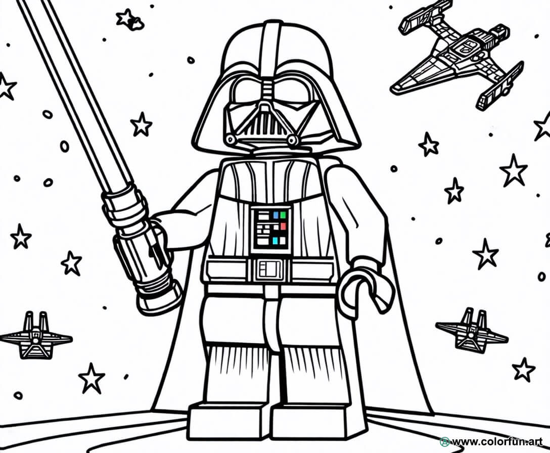 Planșă de colorat Lego Star Wars Descărcați sau tipăriți gratuit